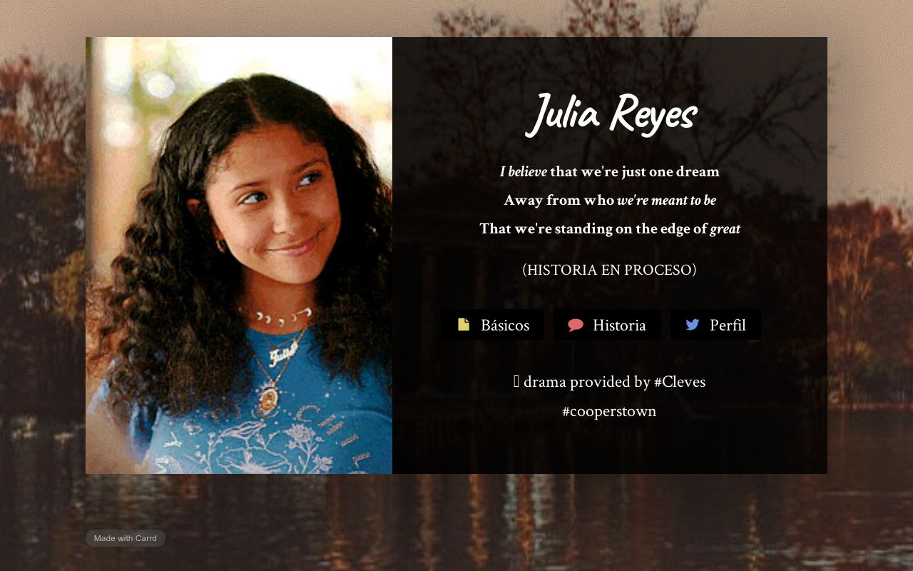 Julia Reyes — HOME